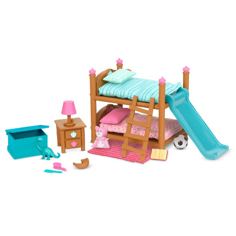Lil Woodzeez Litera Dormitorio Set Muebles - Juguetron