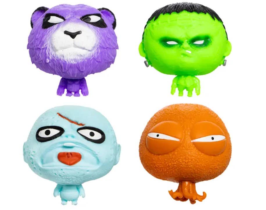 Flexors Splatz Heads Muñeco Elástico Skilfiy con Cabeza Gigante - Juguetron