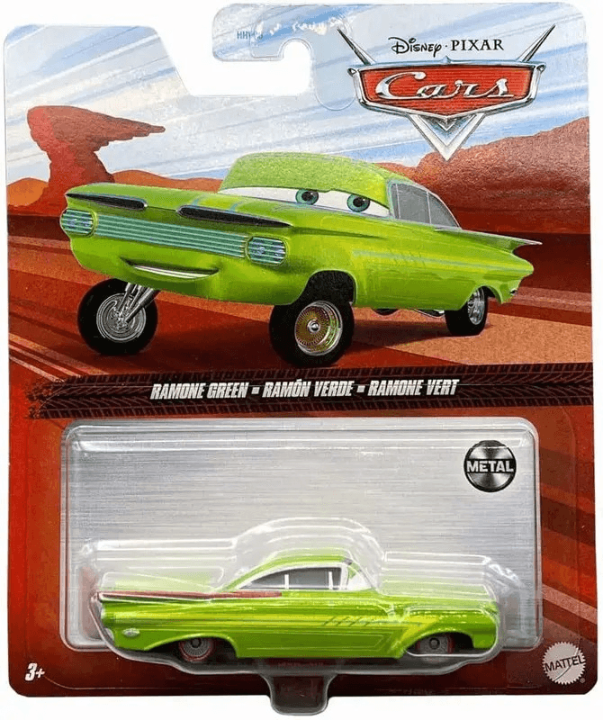 Cars de Disney y Pixar Vehículo de Juguete Ramón Verde - Juguetron