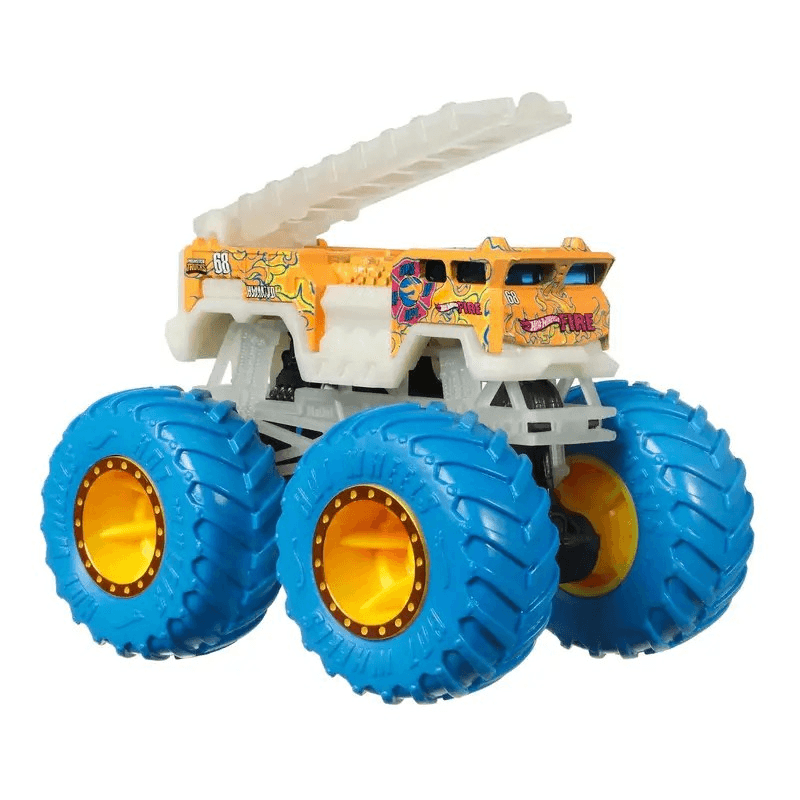 Hot Wheels Monster Truck Ruedas Azules - Juguetron