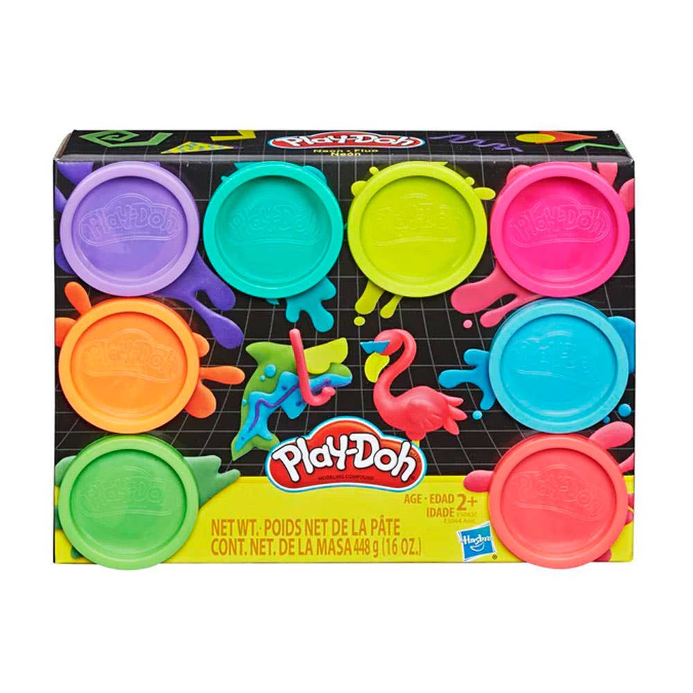 Play-Doh Set de Juegos 8 Latas Flamingo - Juguetron