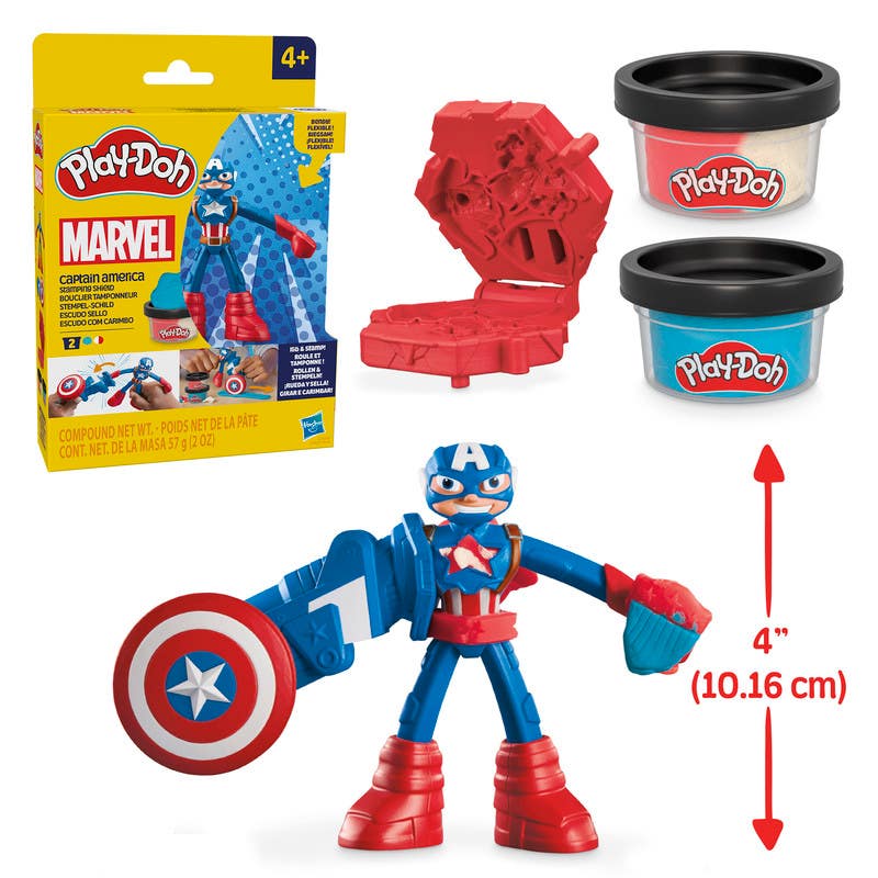 Play-Doh Marvel Figura Capitán América - Juguetron