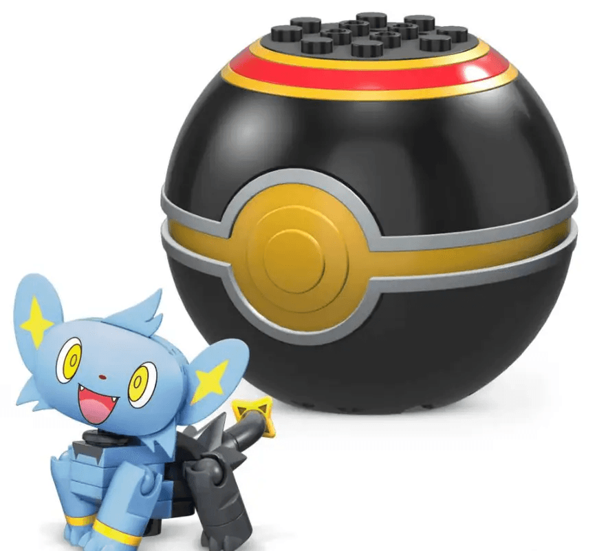 Pokemon Pokébola con Shinx Mega Construx - Juguetron