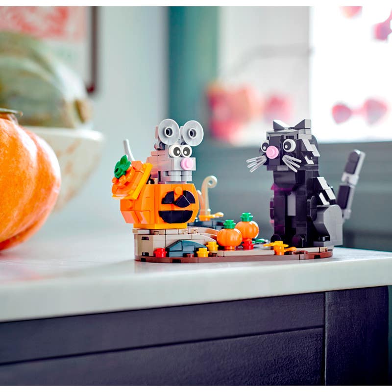 LEGO Gato y Ratón de Halloween BrickHeadz 40570 - Tienda Oficial LEGO ...
