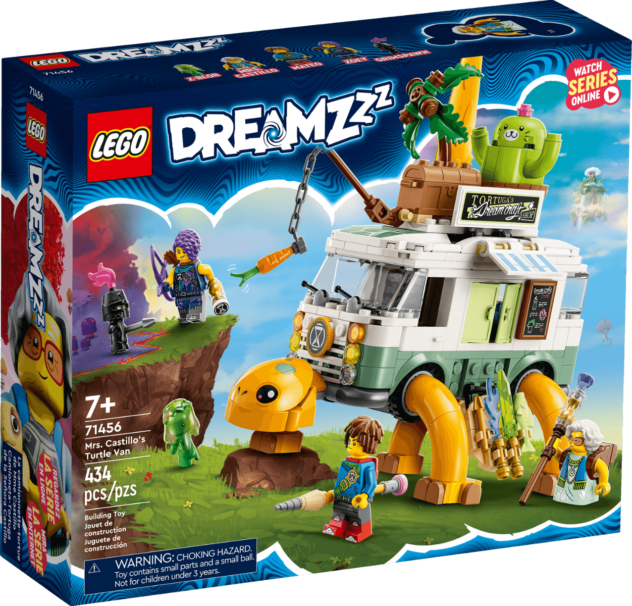 LEGO DreamZzz Camioneta-Tortuga de la Señora Castillo 71456 - Juguetron