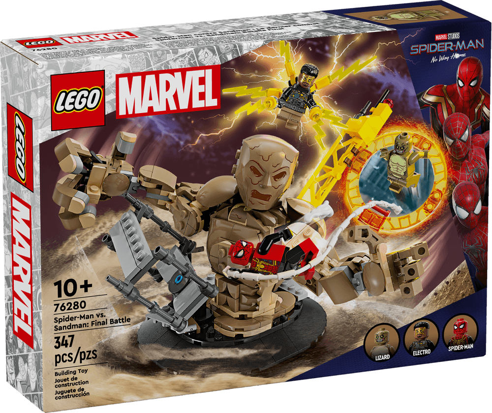 LEGO Marvel Spiderman vs. Sandman Batalla Final - Juguetron