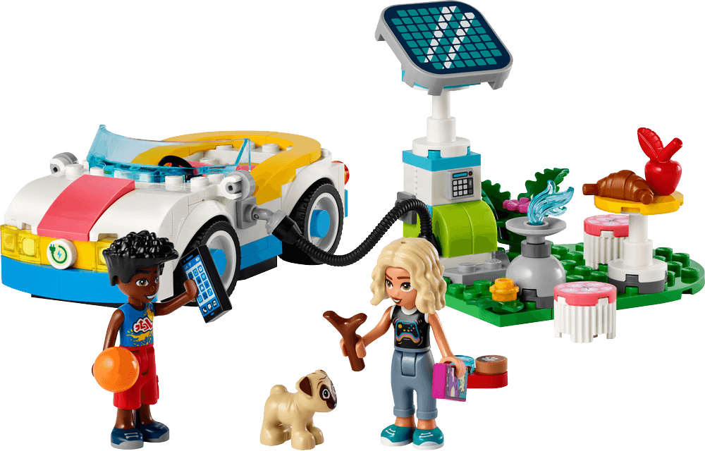 LEGO Friends Auto Eléctrico Y Cargador 42609 - Juguetron