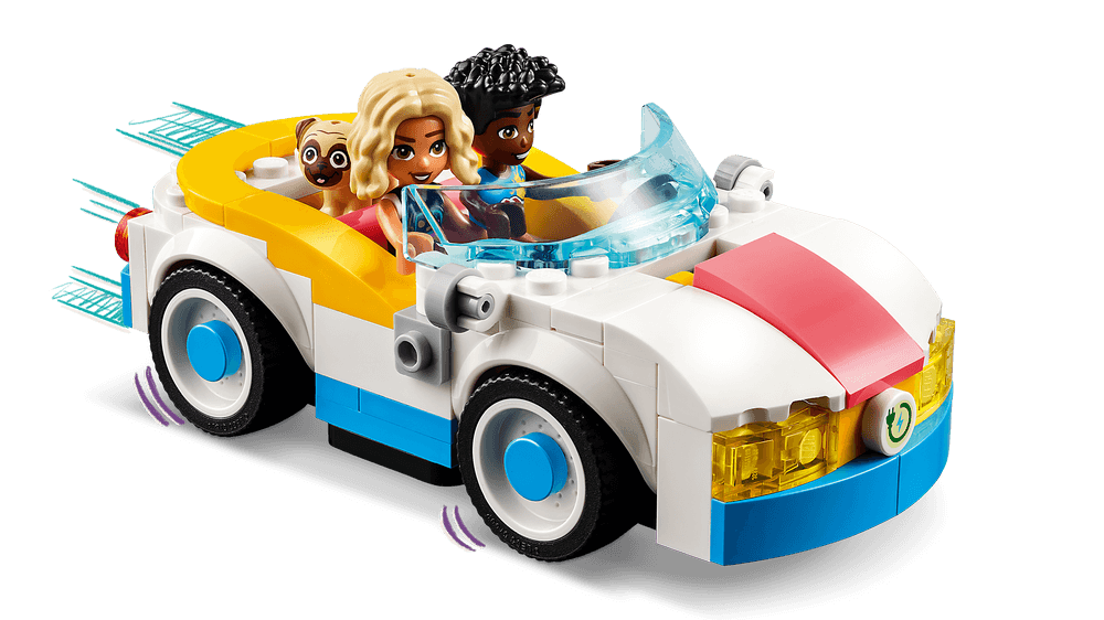LEGO Friends Auto Eléctrico Y Cargador 42609 - Juguetron