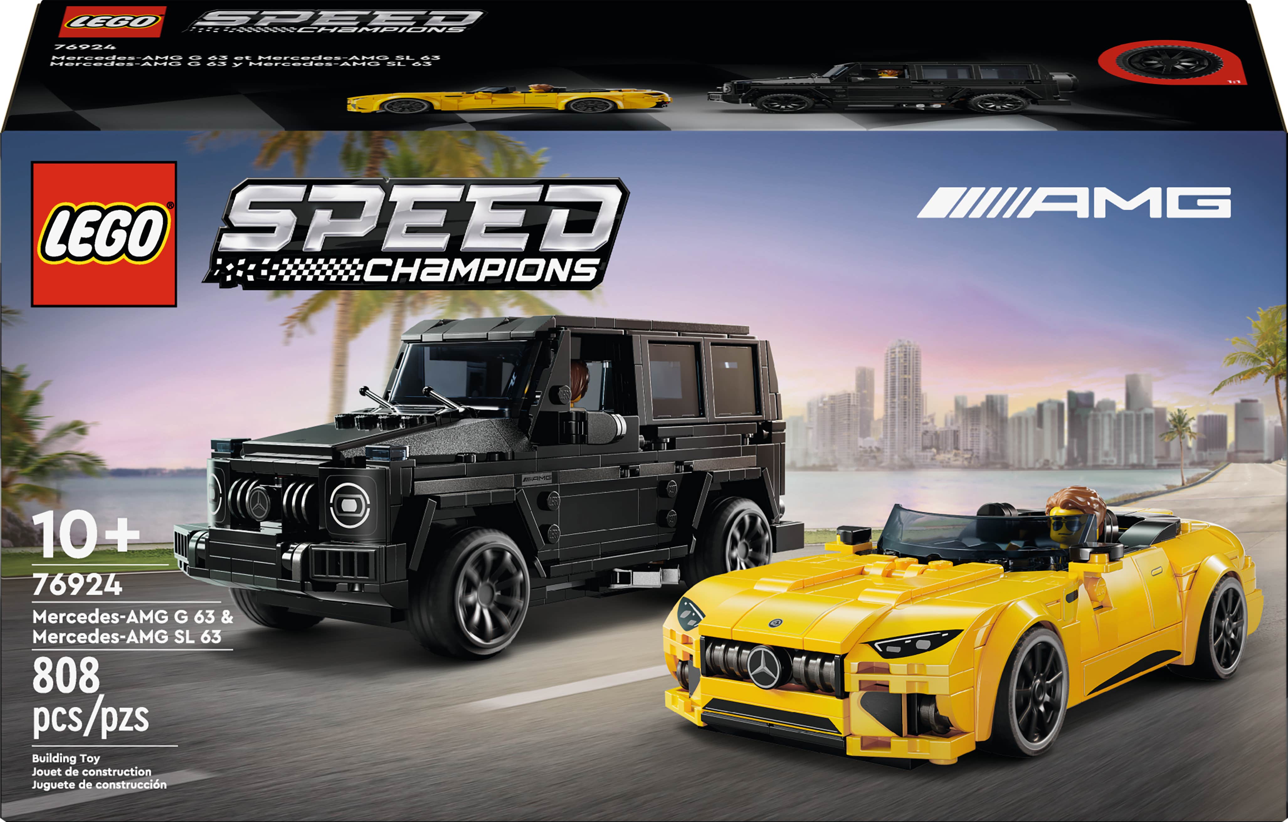 LEGO Mercedes-AMG G 63 y Mercedes-AMG SL 63 Speed Champions 76924 ...