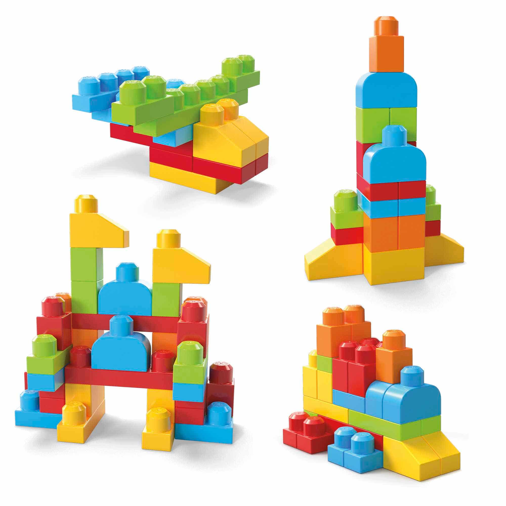 Mega Bloks Set ¡Constrúyelo! con Bloques Brillantes - Juguetron