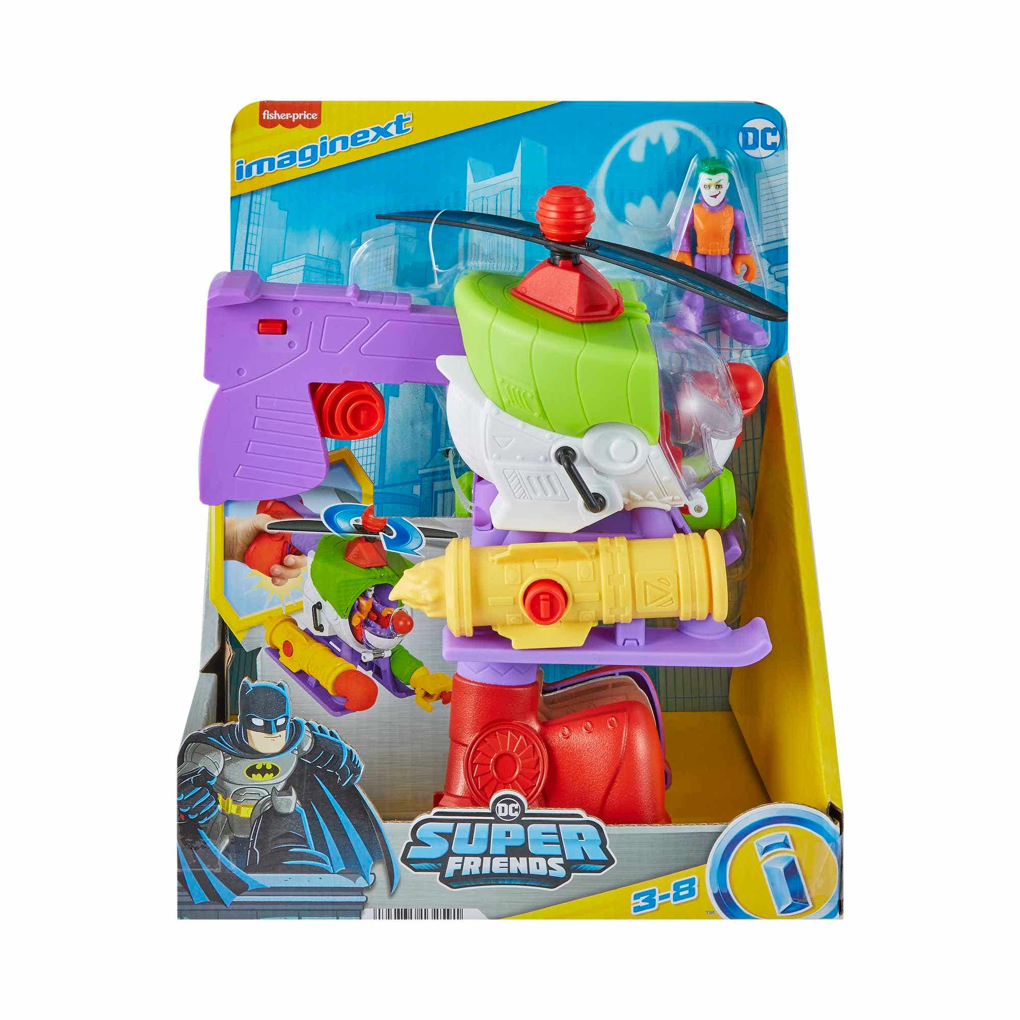 Batman Imaginext Joker Helicóptero Robocopter - Juguetron