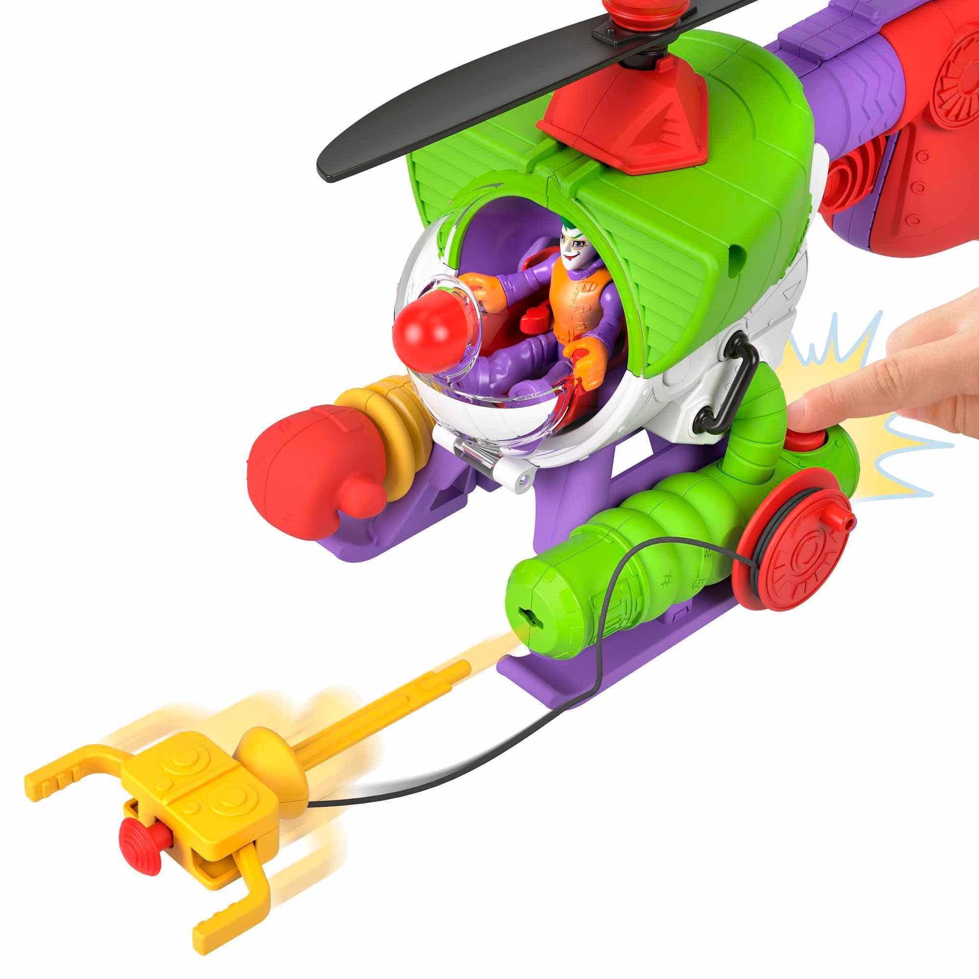 Batman Imaginext Joker Helicóptero Robocopter - Juguetron