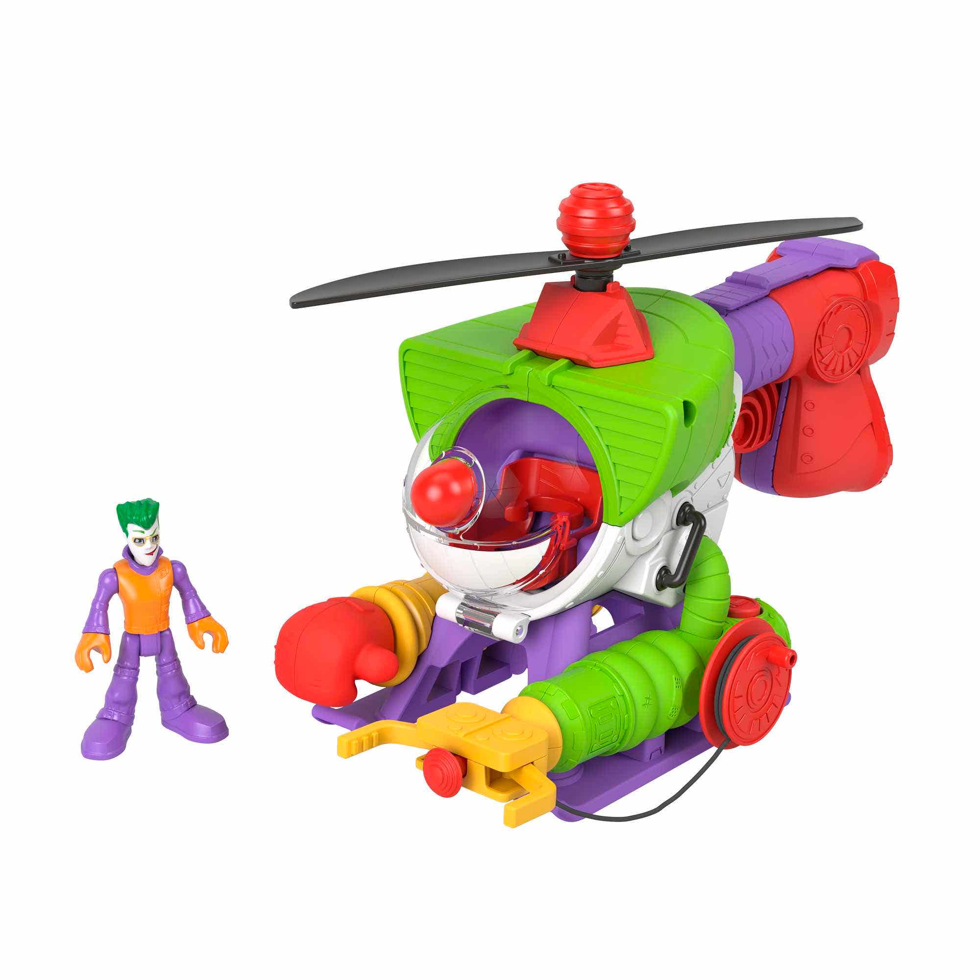 Batman Imaginext Joker Helicóptero Robocopter - Juguetron