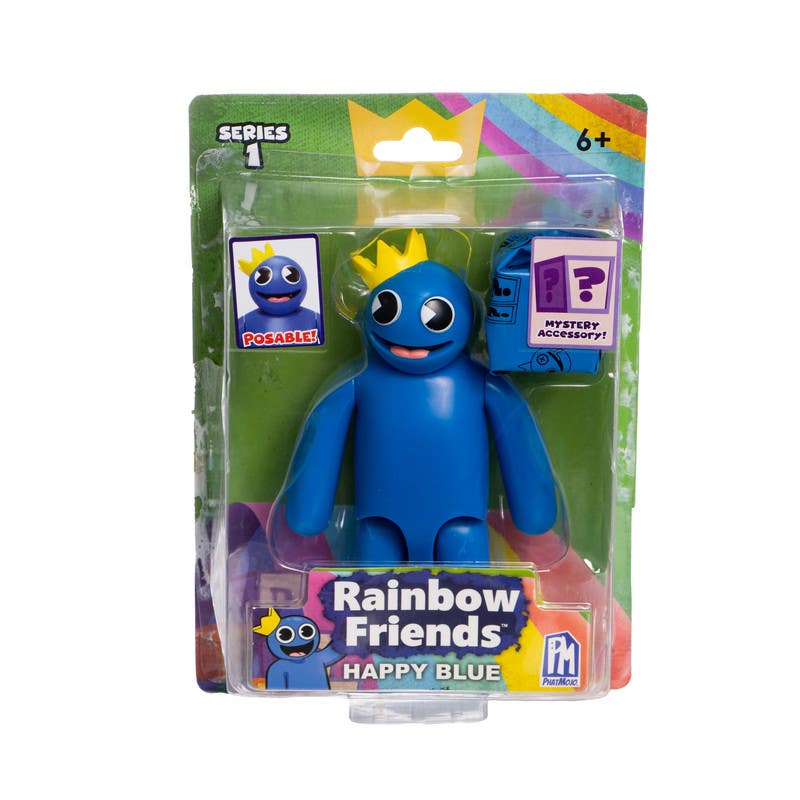 Rainbow Friends Happy Blue Articulado - Juguetron
