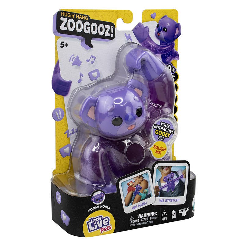 Mascota Live Pets Zoogooz Koala Morado Elástico de Fotorama - Juguetron
