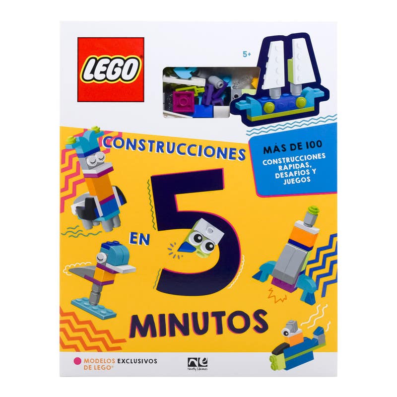 Lego Libro de Actividades Construcciones en 5 Minutos - Juguetron