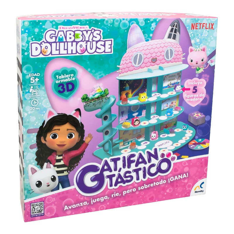 Gabby's Doll House Set de Juego de Mesa Gati-Fantástico - Juguetron