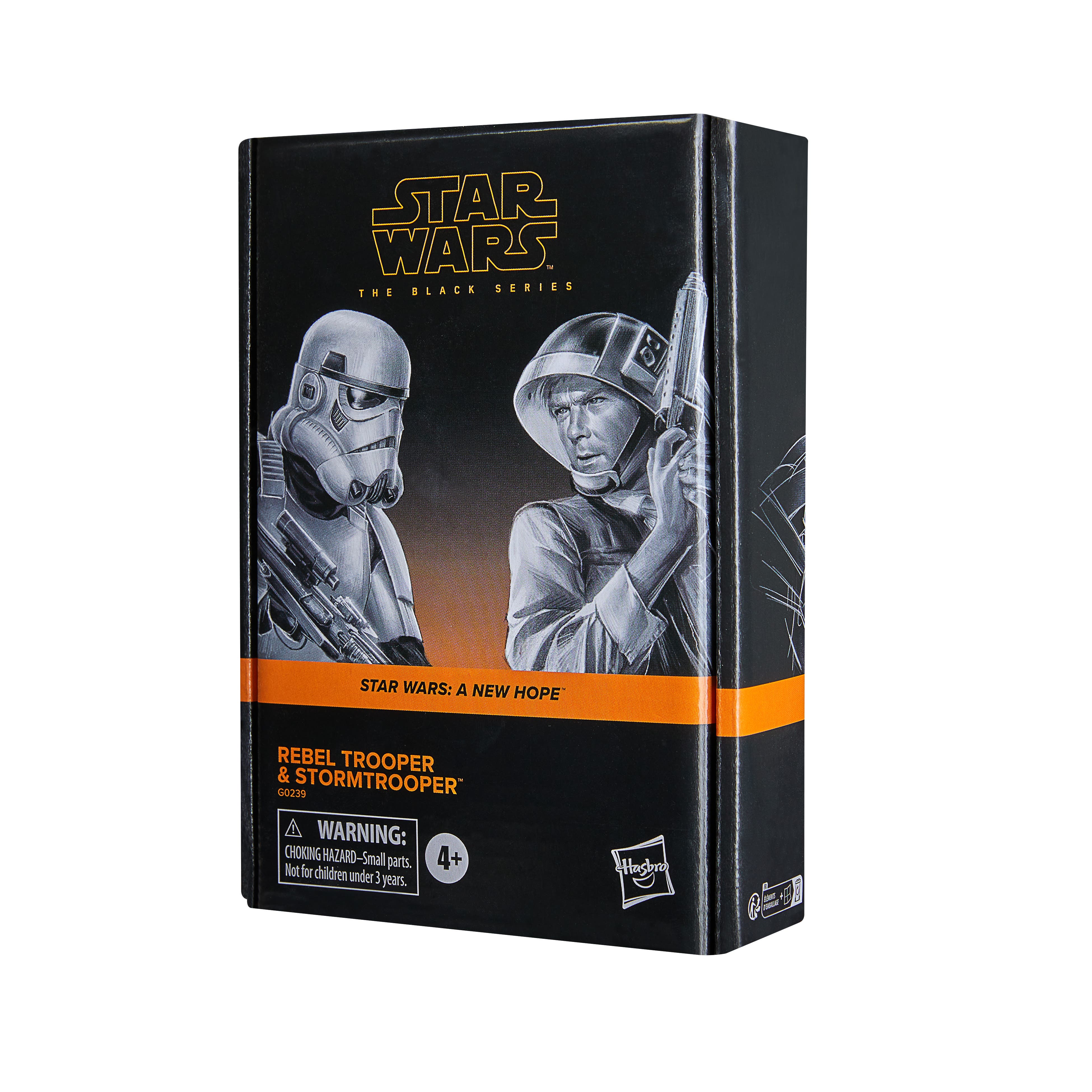 Hasbro Star Wars The Black Series Rebel Trooper Y Stormtrooper G0239 ...