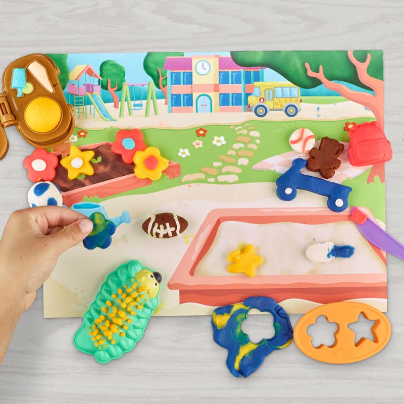 Play-Doh Bus de la Escuela Set de Juegos con Accesorios y 9 Latas ...