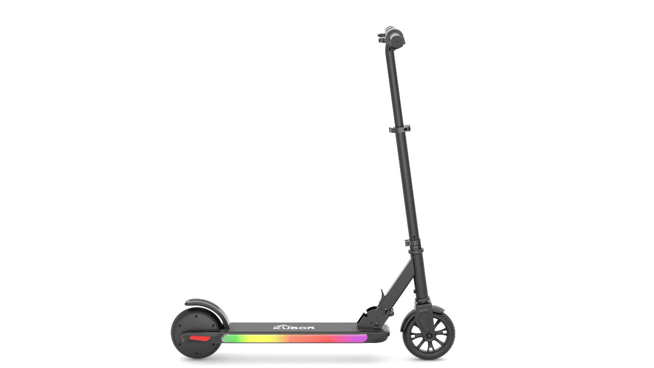 KUBOR Scooter Electrico Infantil FS08 Negro - Juguetron