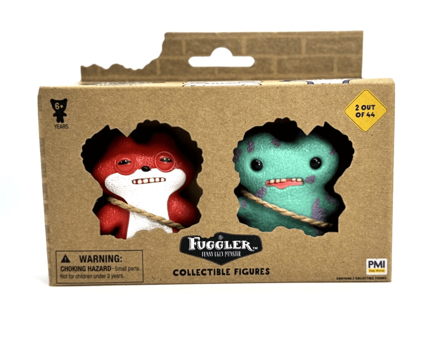 Fuggler Collectible 2 pack Squirrel Red & Mcgoo Blue FUG01000 - Juguetron