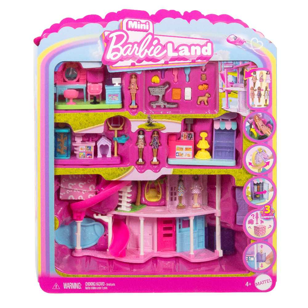 Barbie Mini BarbieLand Set de Juego Paquete Mundo Miniatura JGL31 ...