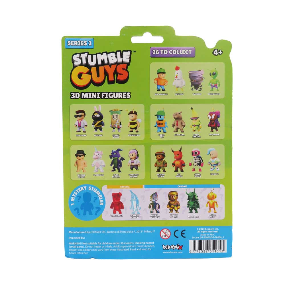 Famosa Stumble Guys 5 pack wave 2 Sprinkles, Streamer, The Free Spirit ...