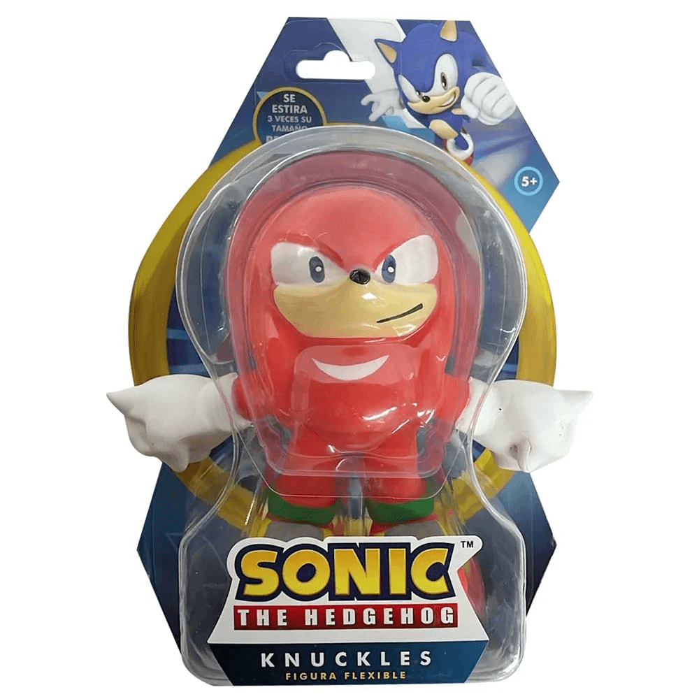 Sonic Figura Stretch 5" Knuckles - Juguetron