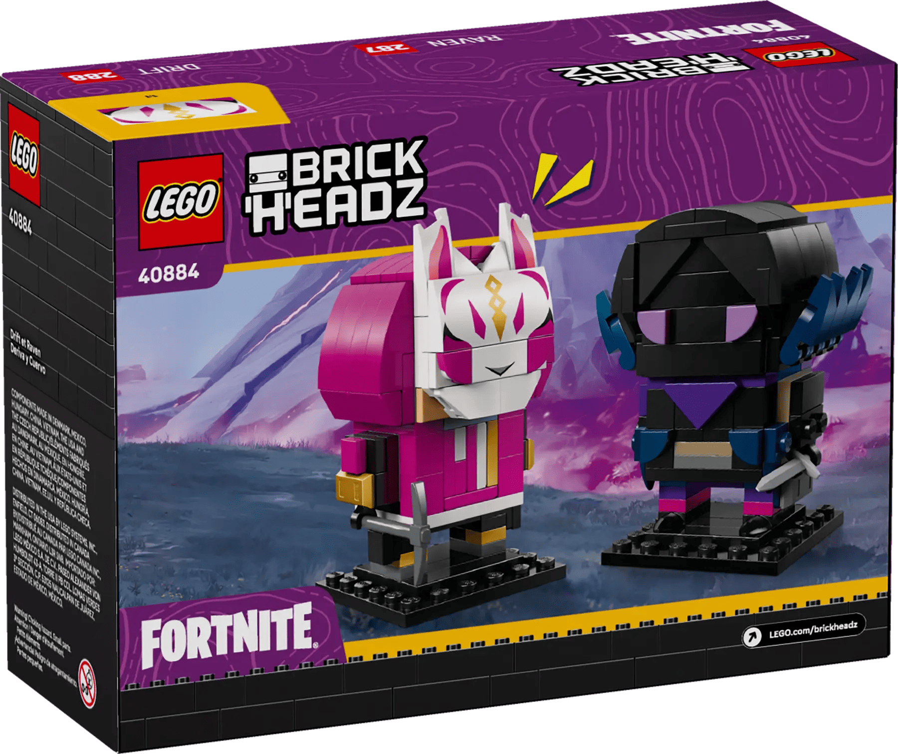 LEGO Fortnite Figuras de Deriva y Cuervo 40884 - Tienda Oficial LEGO ...