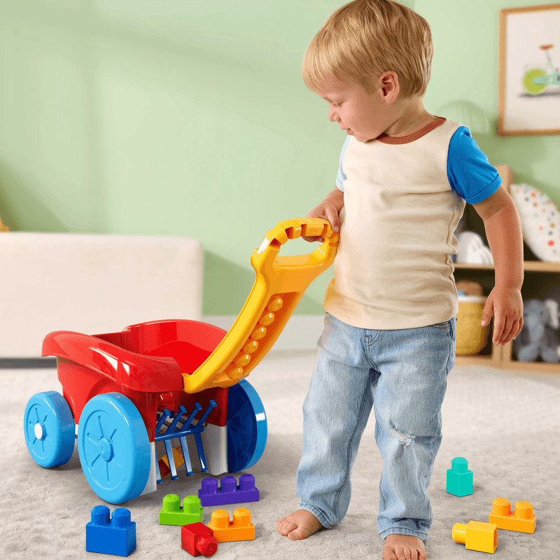 Mega Bloks Vagón Recoge Bloques JFR30 - Juguetron