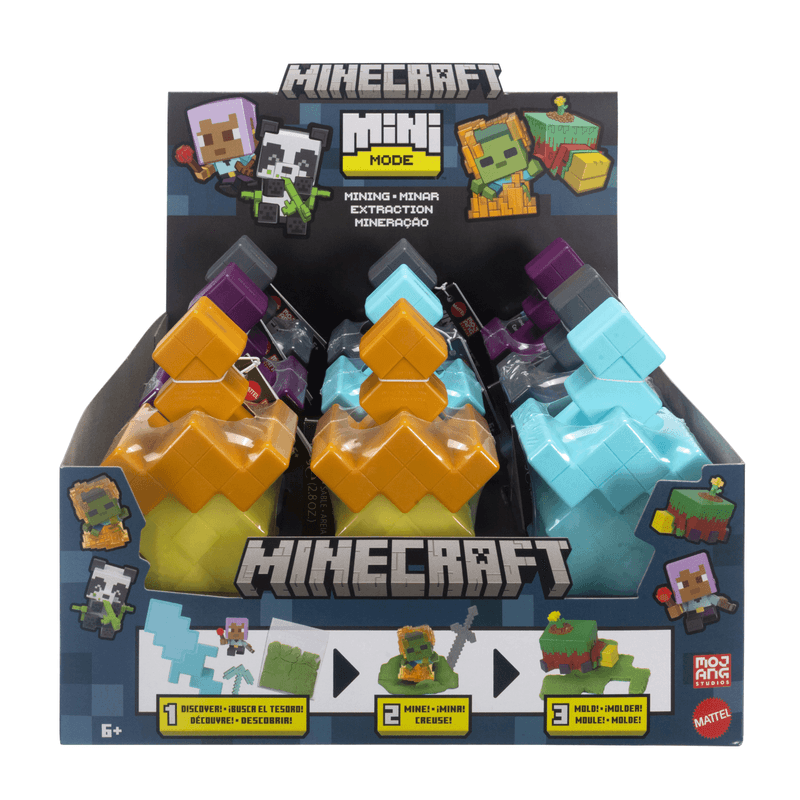 Minecraft Figura de Acción Mini Mining Sorpresa HTK99 - Juguetron