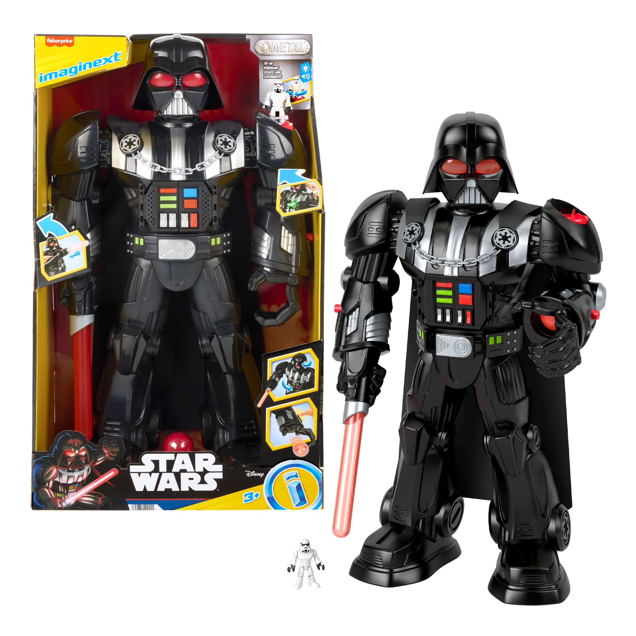 Imaginext Star Wars Darth Vader Bot HXG51 - Juguetron